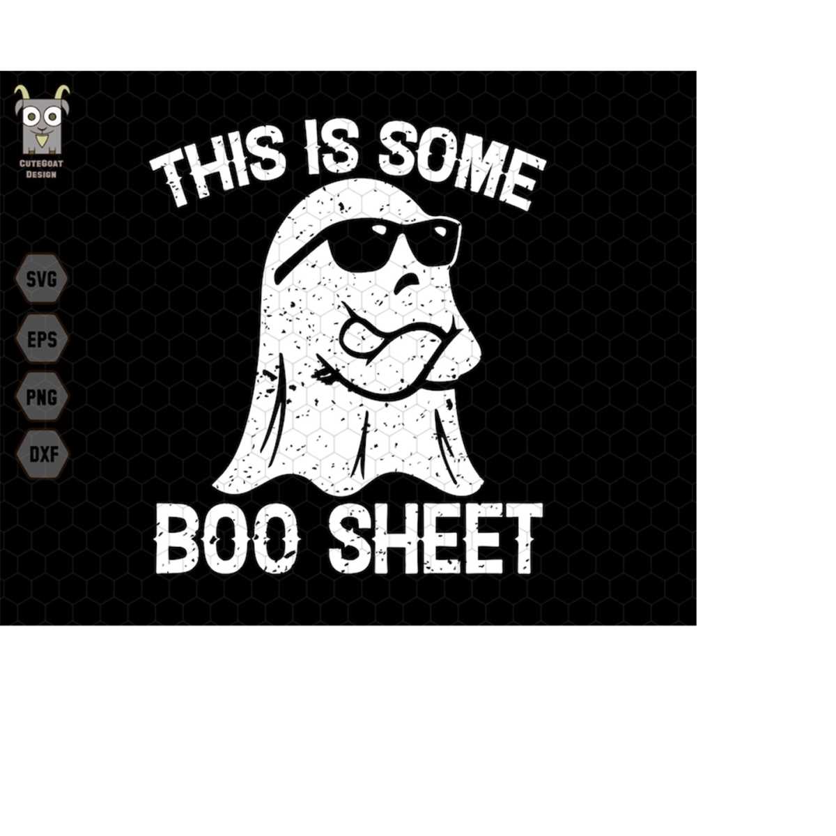 This Is Some Boo Sheet Svg, Cute Ghost Svg, Trendy Halloween | Inspire ...