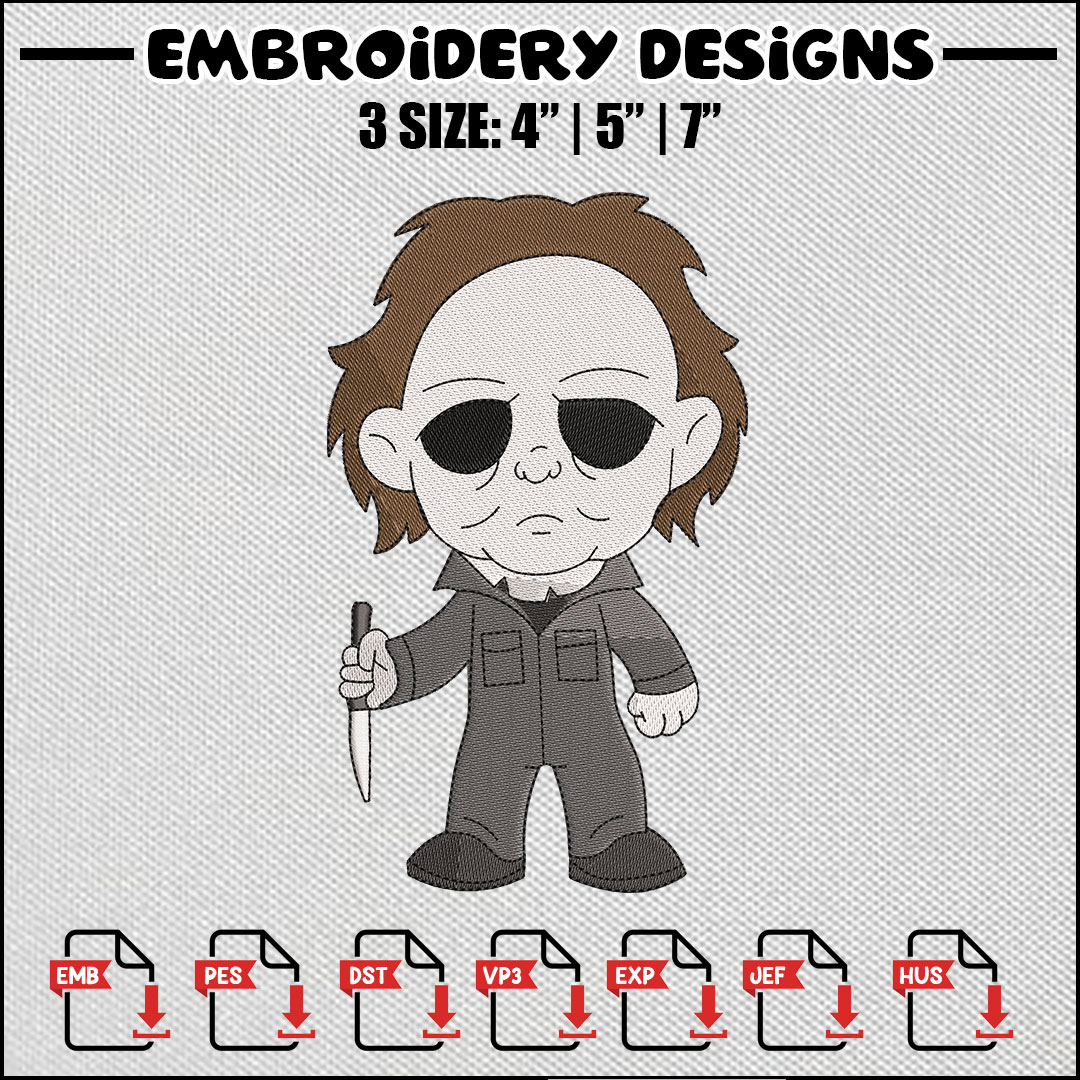 Killer embroidery design, Horror embroidery, Horror design, | Inspire ...