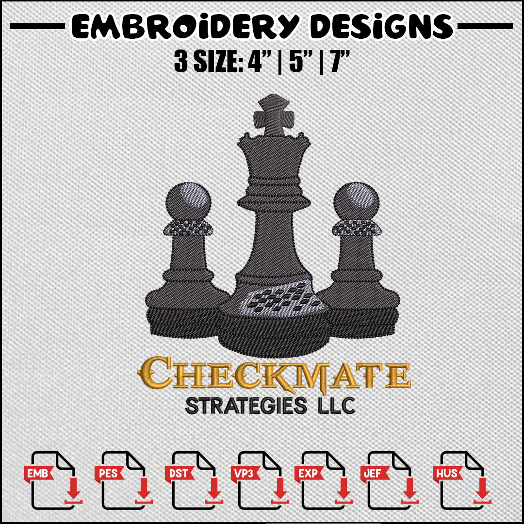 Chess Embroidery | Inspire Uplift