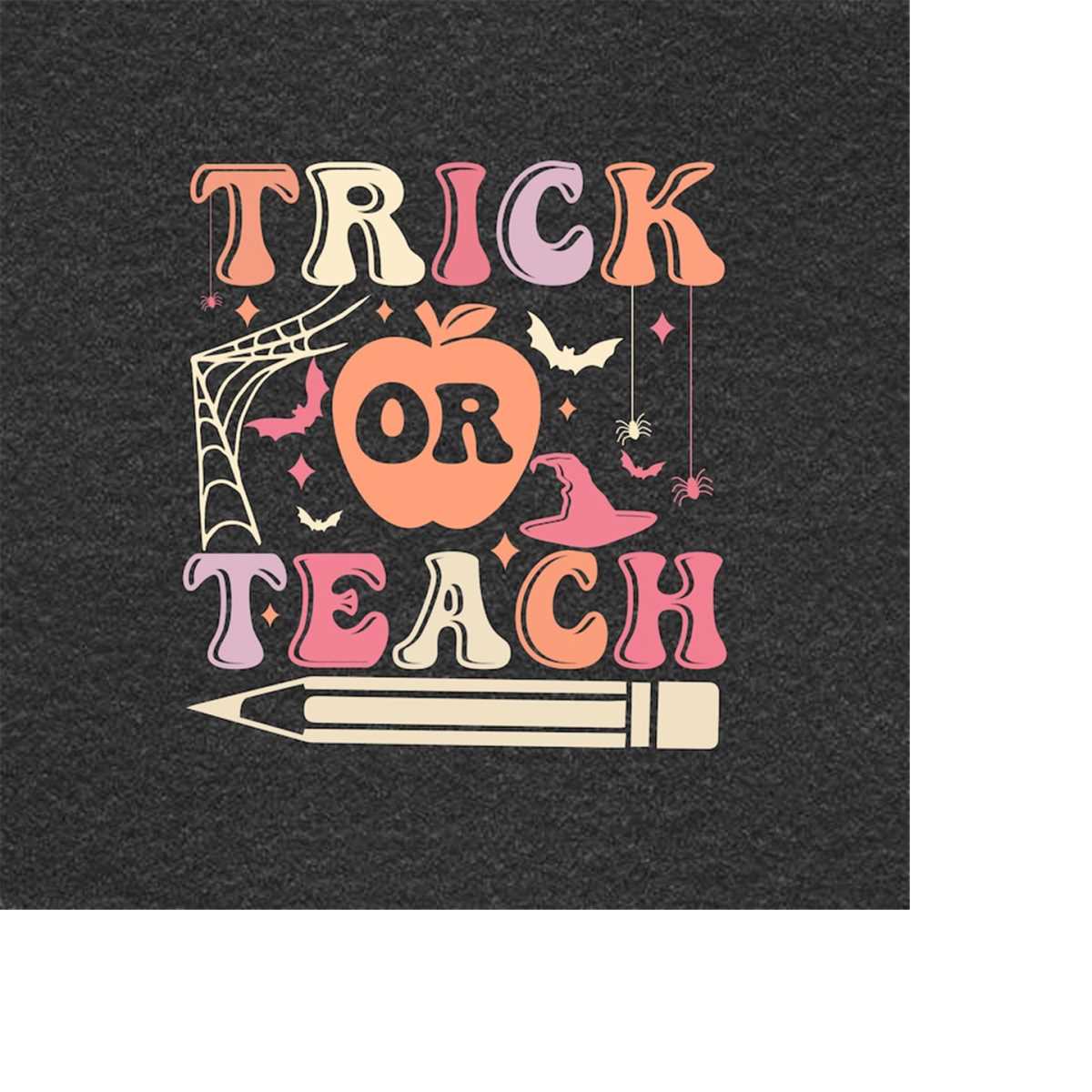 Trick or Teach Png, Teacher Halloween Png, Halloween PNG, Co | Inspire ...