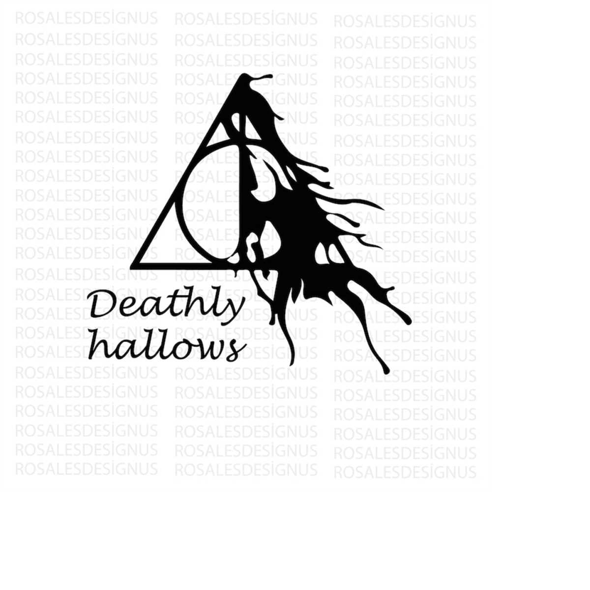 Deathly Hallows Svg, Pdf, Png, Jpg | Inspire Uplift