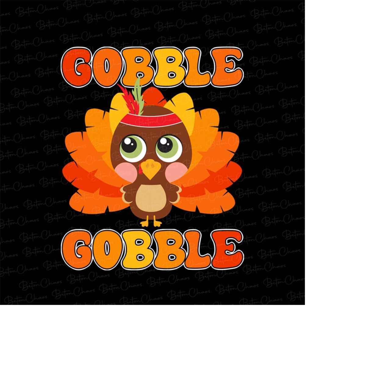 Gobble Till You Wobble Png,Fall Png,Thanksgiving Turkey Png, | Inspire ...