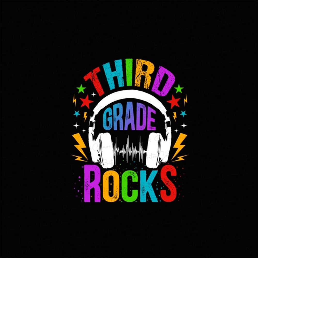 Third Grade Rocks Png, Back to School Png, 1st Day of School | Inspire ...