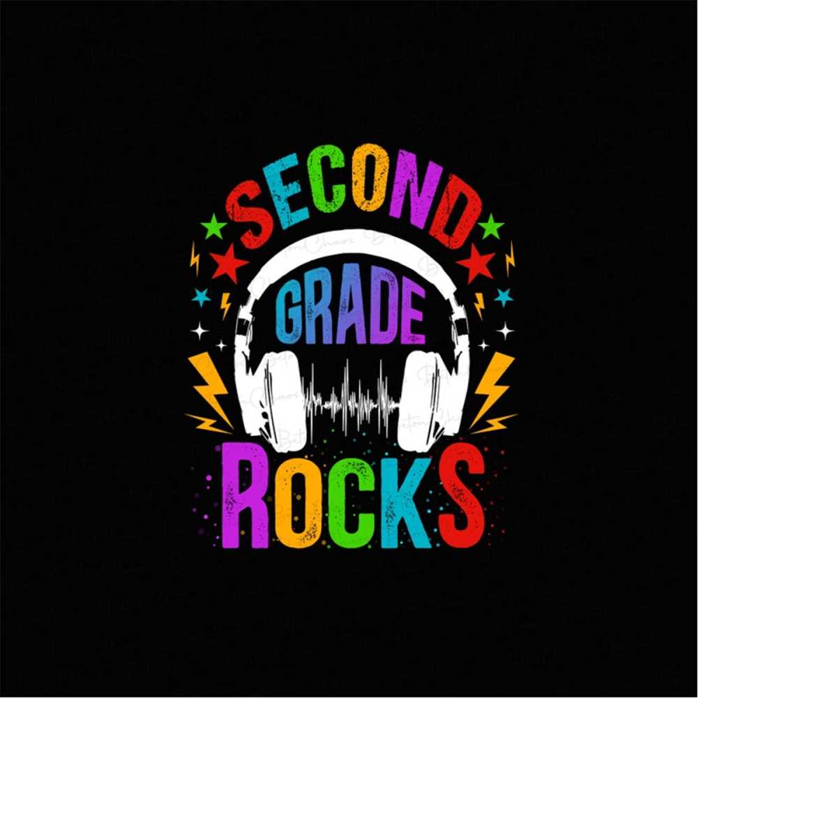 Second Grade Rocks Png, Back to School Png, 1st Day of Schoo | Inspire ...
