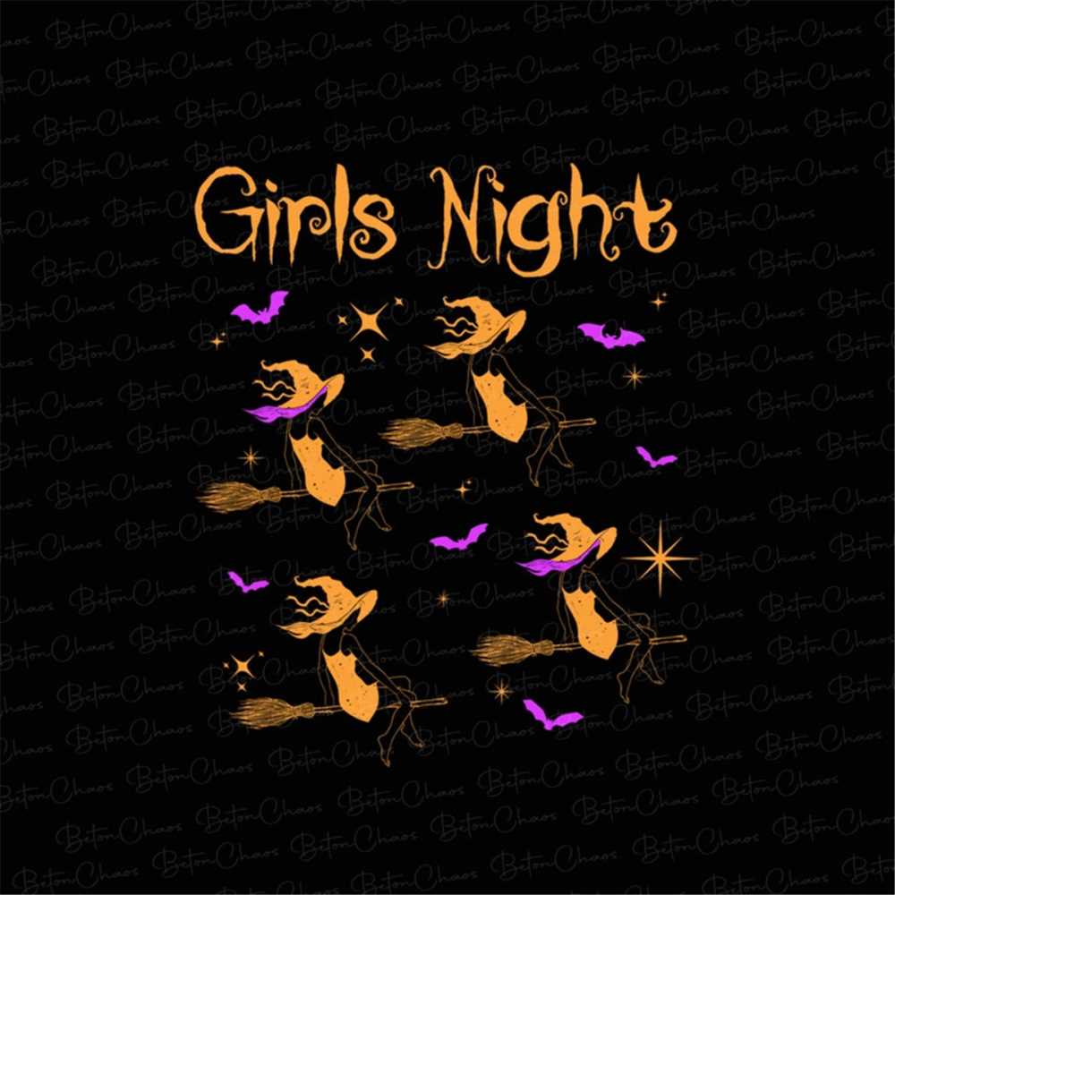 Girls Night PNG, Halloween png, Witch png - Inspire Uplift