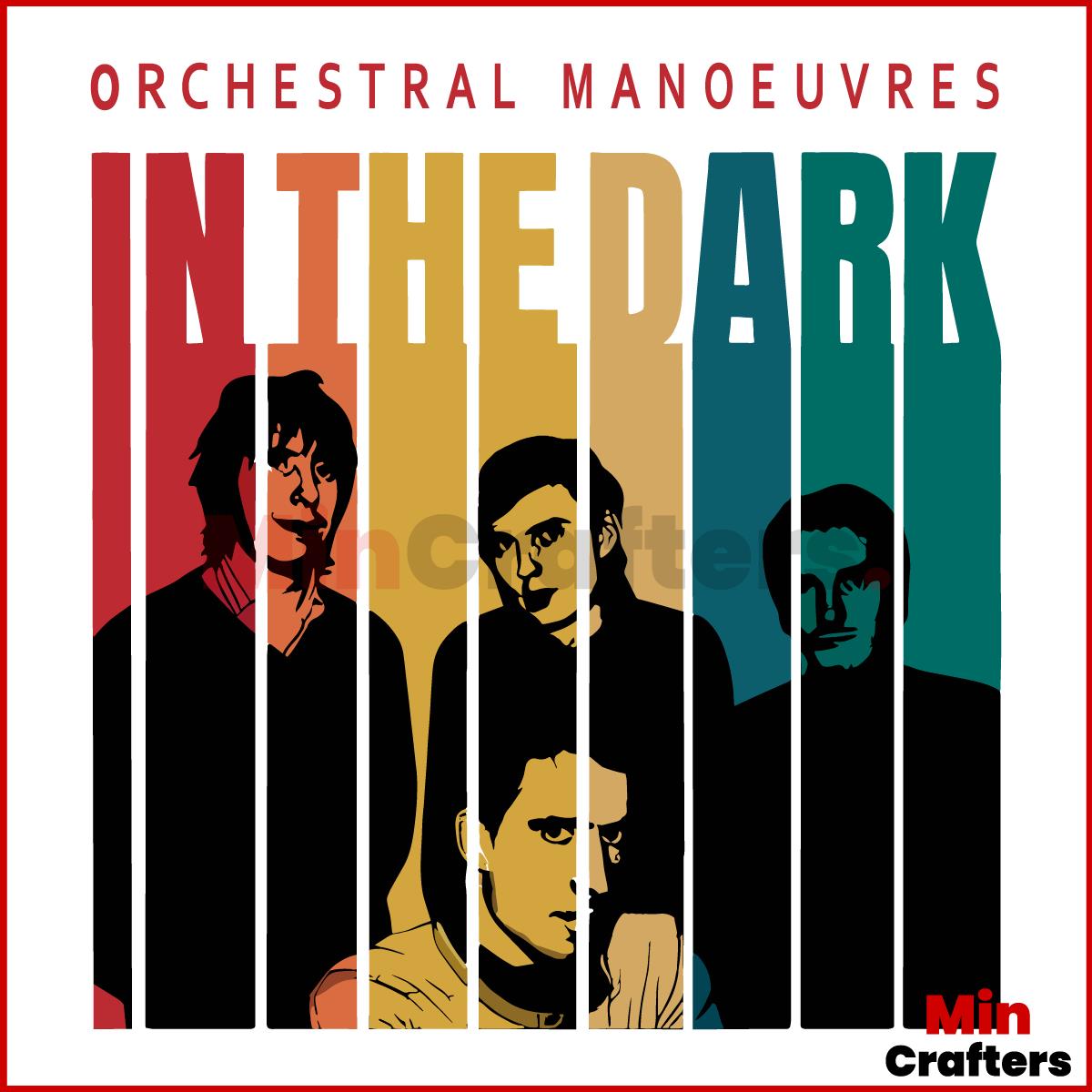 OMD Retro Orchestral Manoeuvres In The Dark SVG Cricut File - Inspire ...