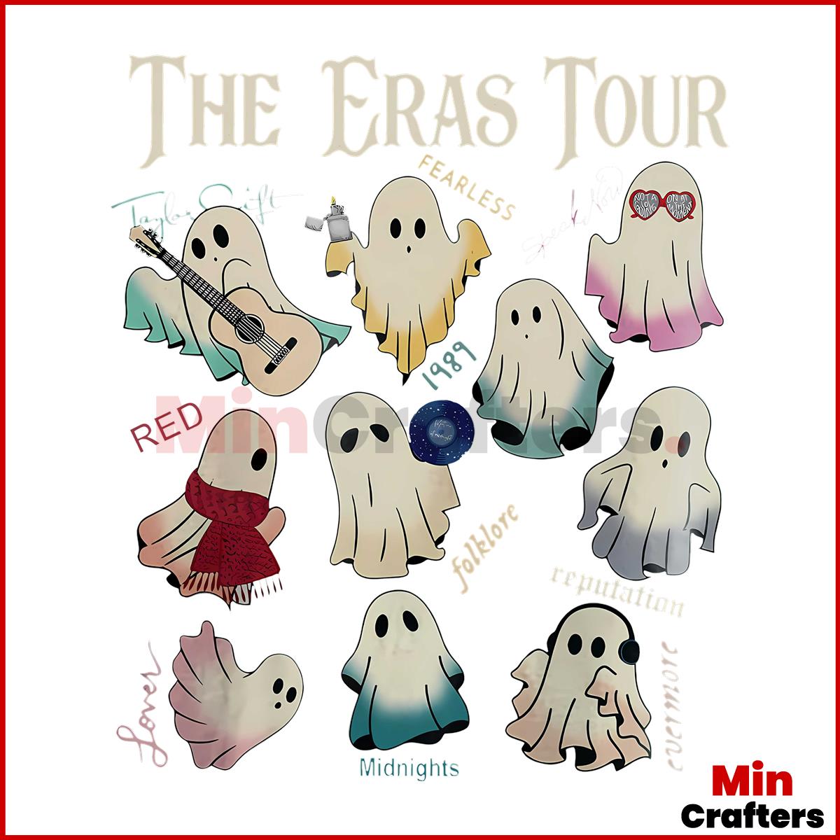 The Eras Tour Ghost In My Horror Eras PNG Sublimation - Inspire Uplift