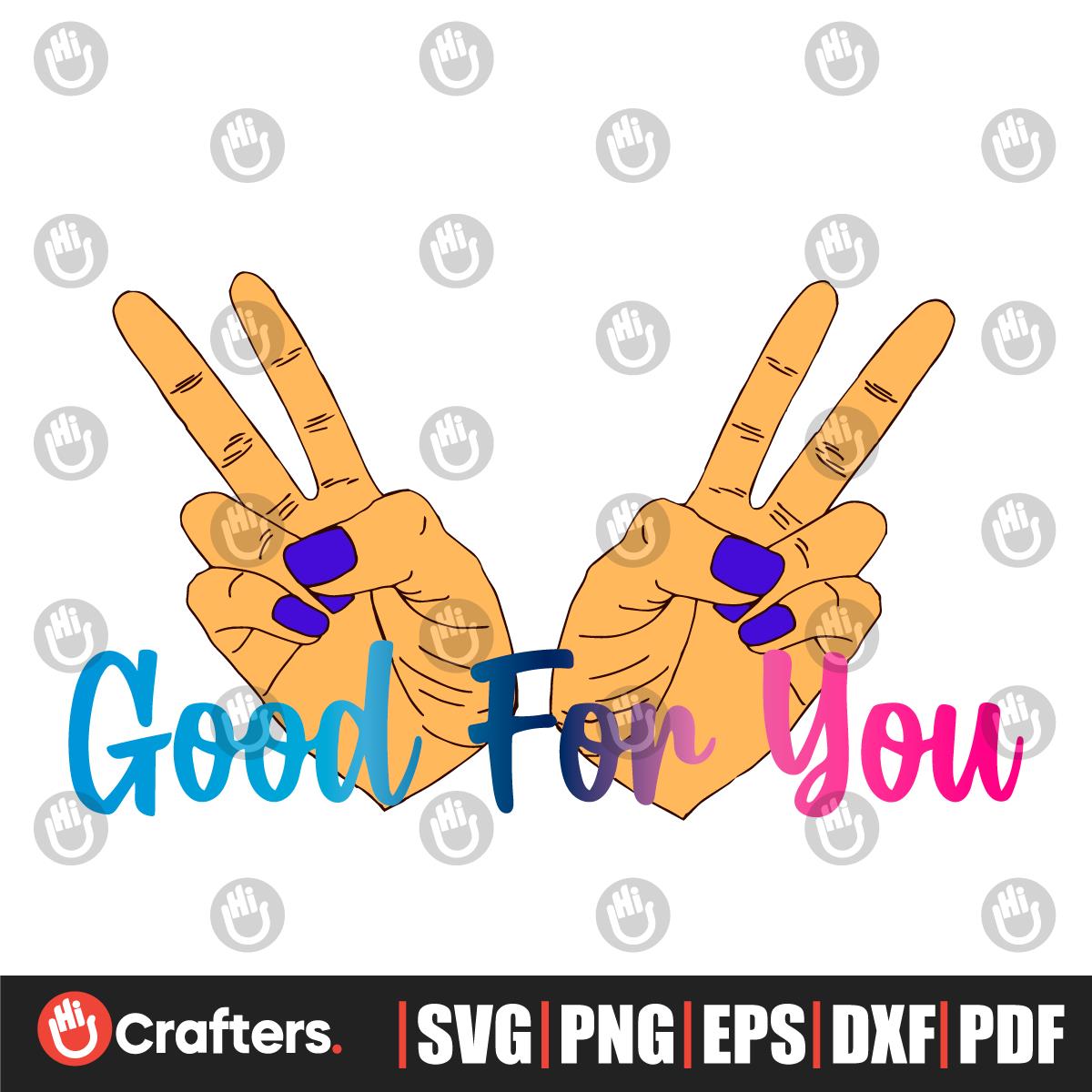 Olivia Rodrigo Good For You Song SVG Digital Cricut File | Inspire Uplift