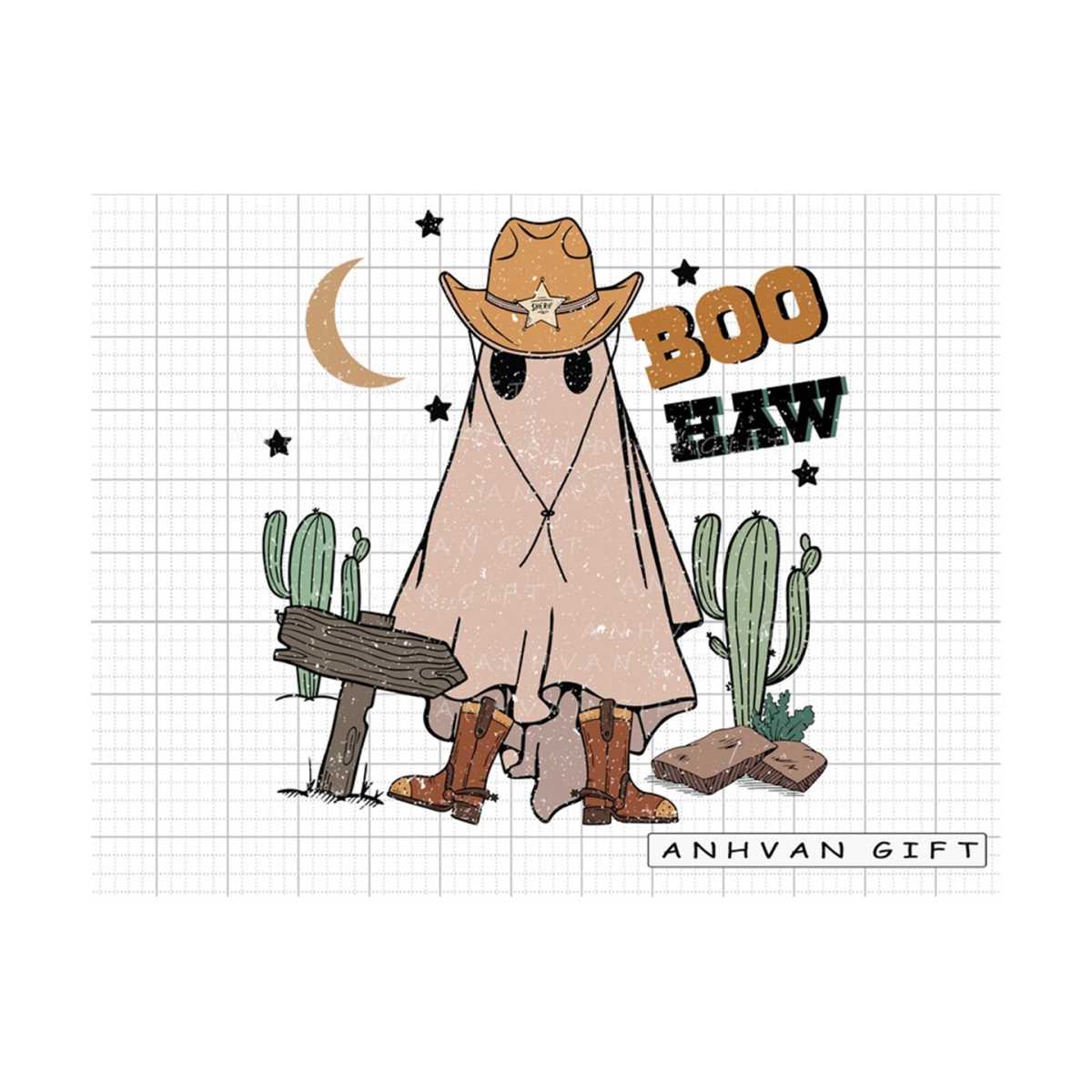 Boo Haw PNG, Western Halloween Png, Retro Halloween, Cute gh | Inspire ...