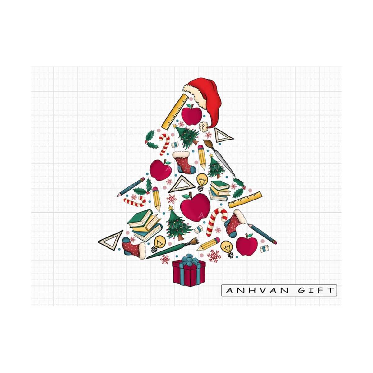 Teacher Christmas Tree Png, Teacher Tree, Christmas Teacher - Inspire ...