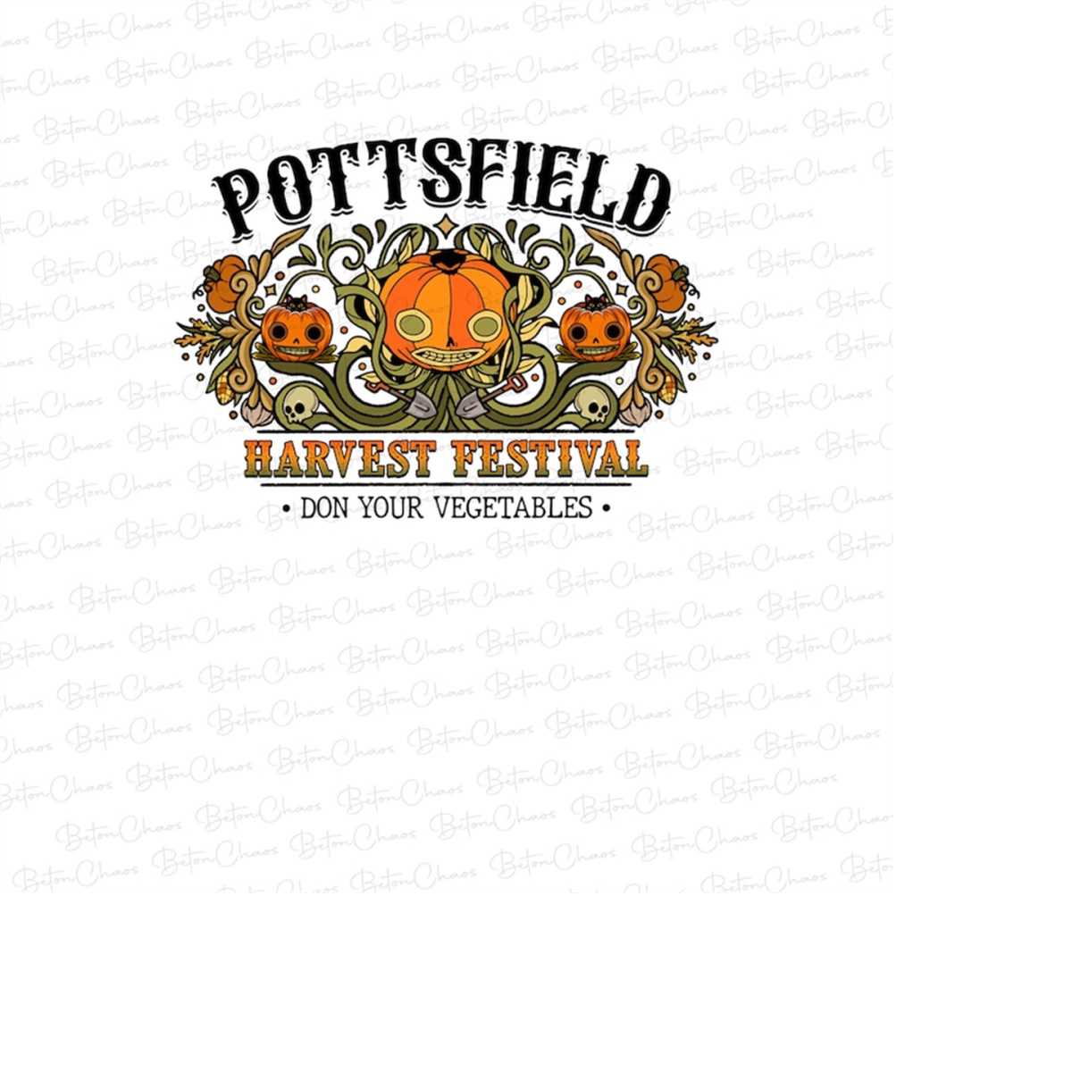 Vintage Pottsfield Harvest Festival Png, Retro Vintage Hallo | Inspire ...