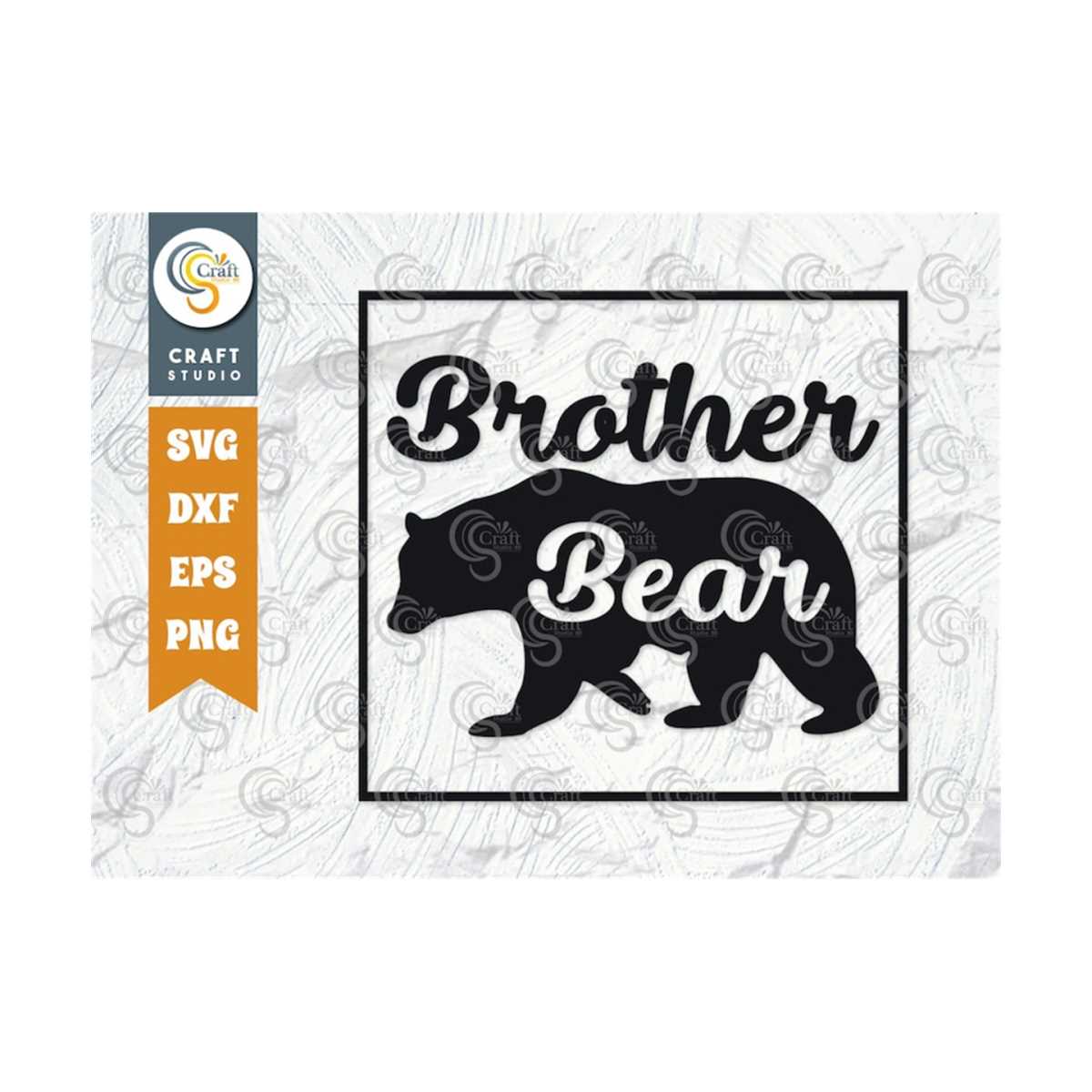 Brother Bear SVG Cut File, Bear Family Svg, Bear Svg, Baby B | Inspire ...