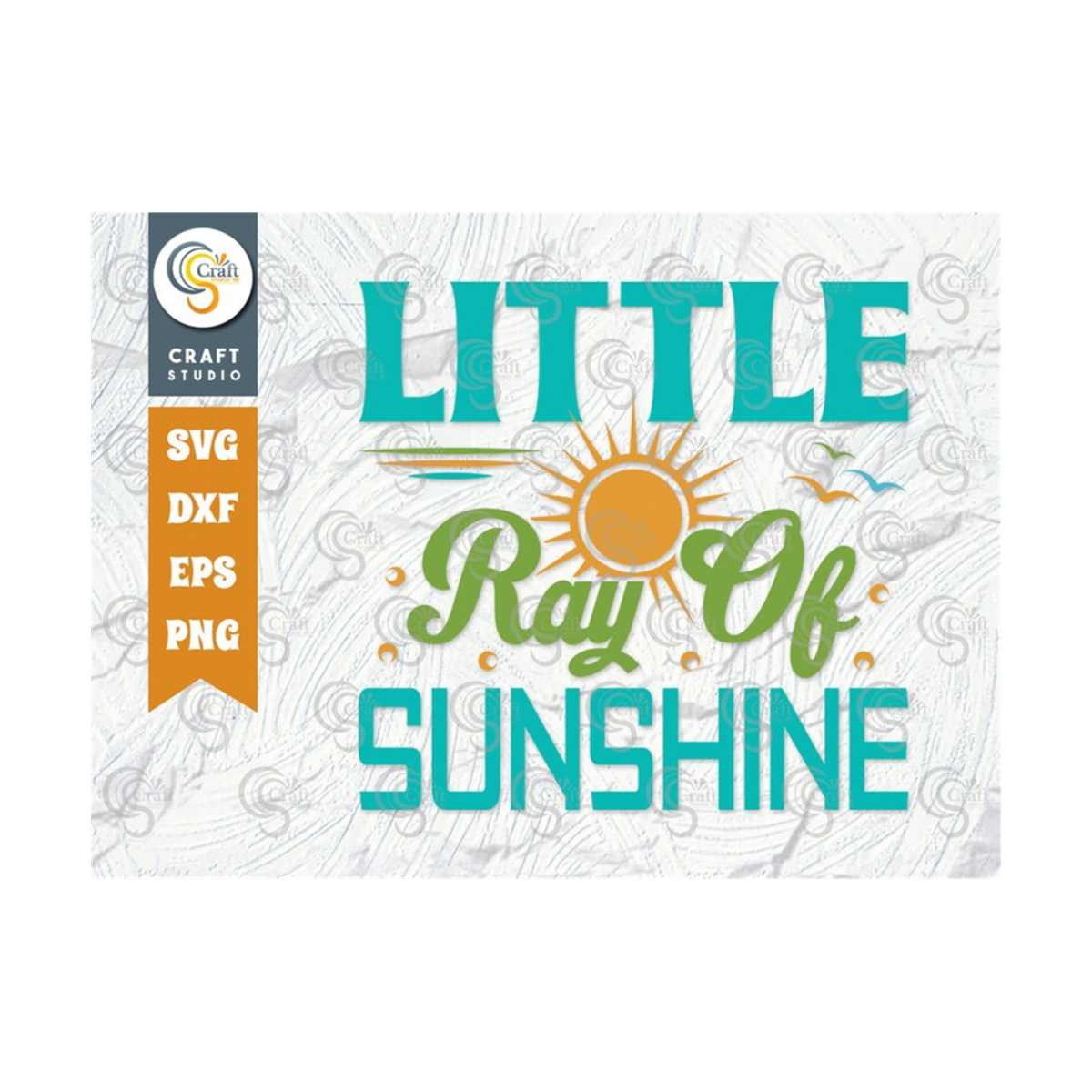 Little Ray Of Sunshine SVG Cut File, Summer Svg, Beach Svg, | Inspire ...