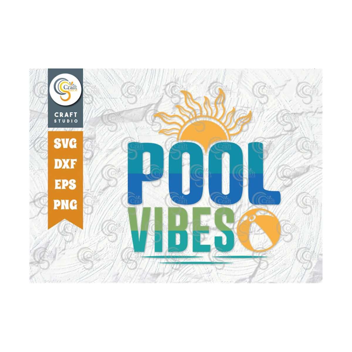 Pool Vibes SVG Cut File, Summer Svg, Pool Life Svg, Swim Svg | Inspire ...