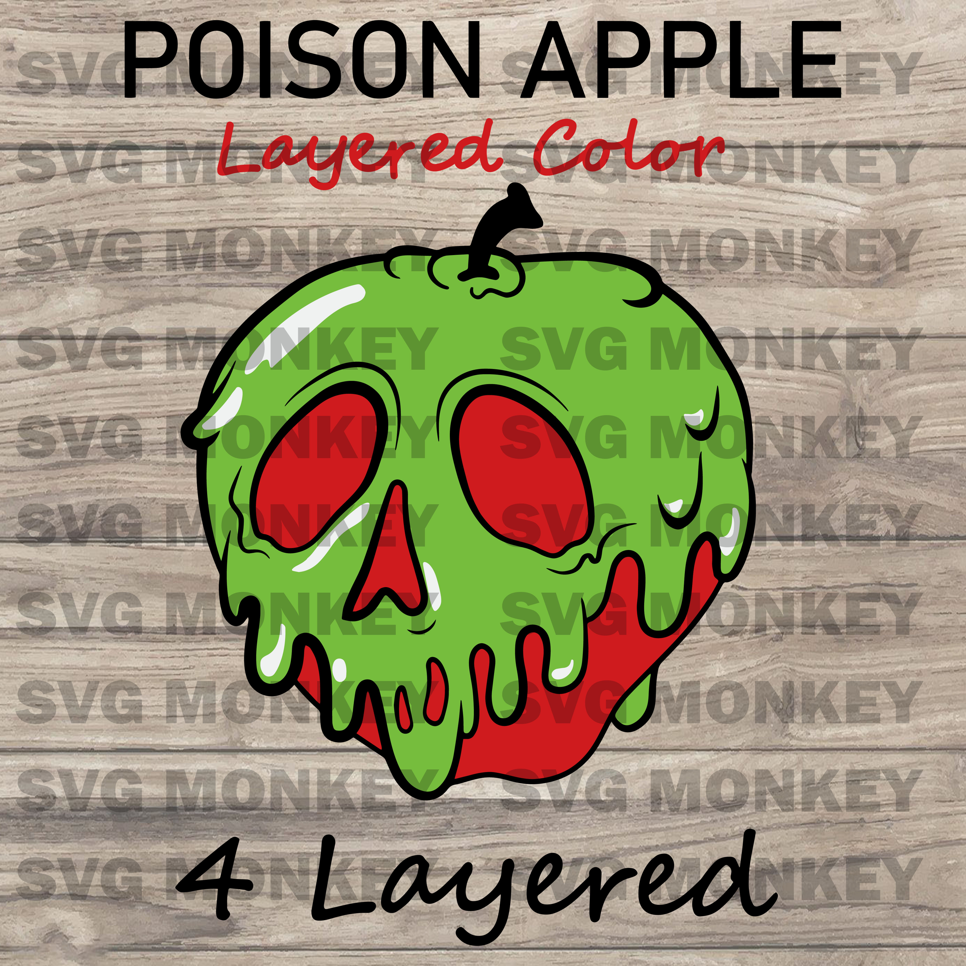 Poison Apple Svg | Inspire Uplift