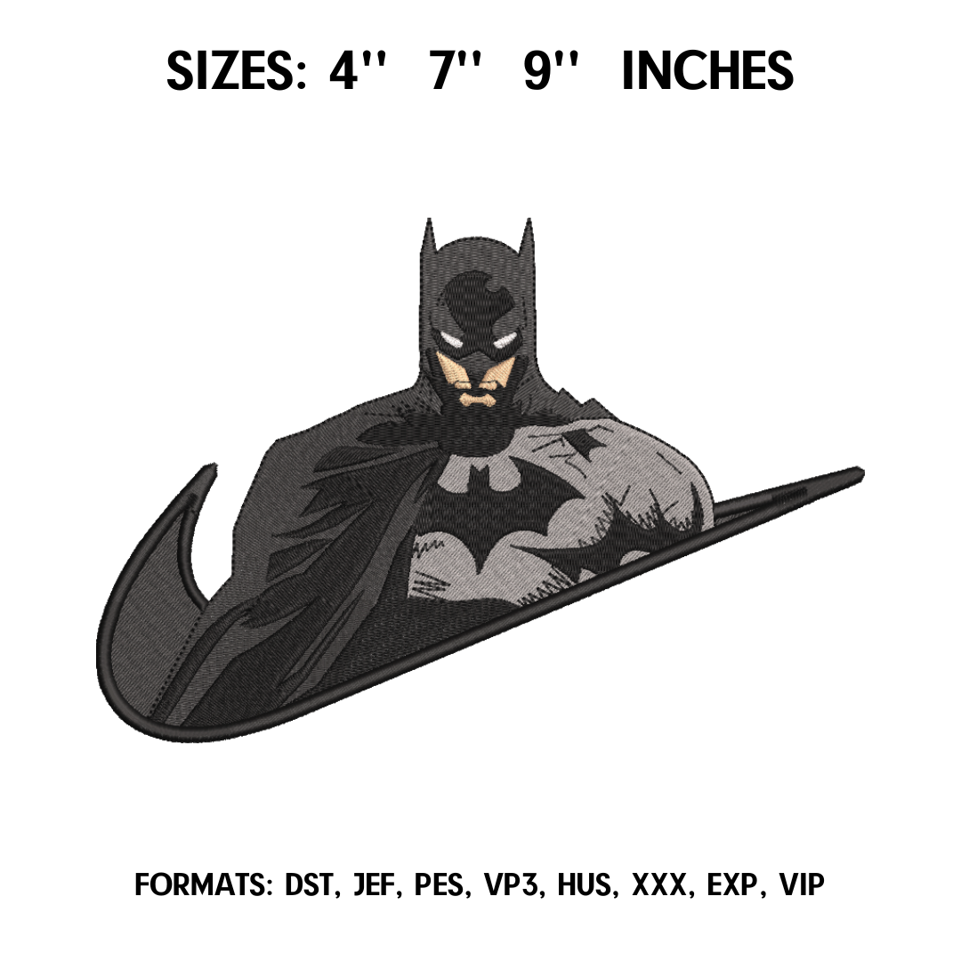 Batman Embroidery Design File Batman Anime Embroidery Design | Inspire ...