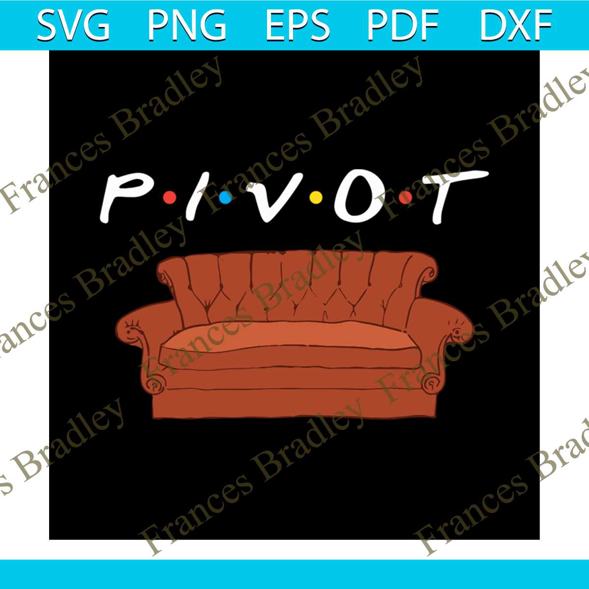 Friends Ross Pivot Sofa Svg | Inspire Uplift