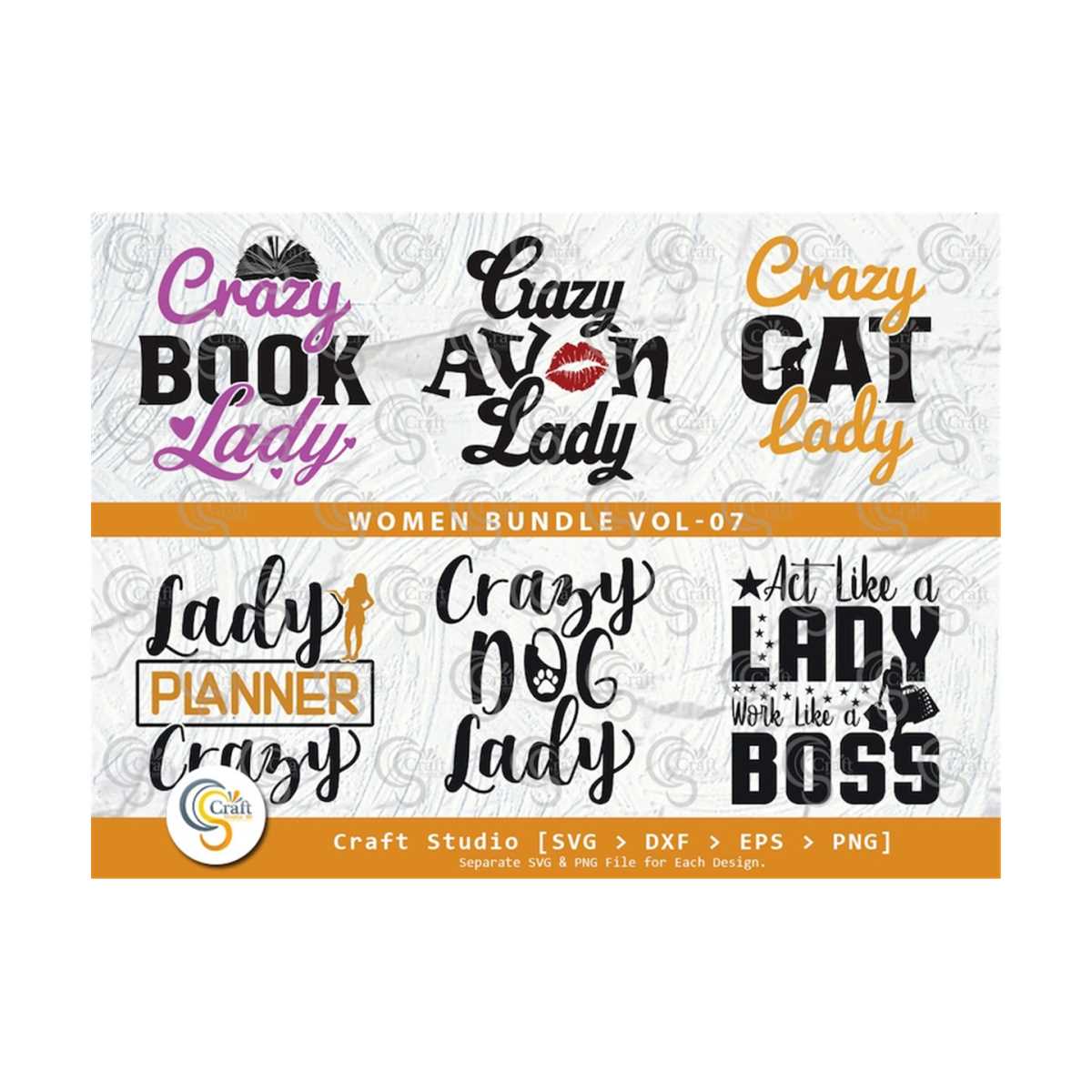Crazy Book Lady SVG, Crazy Planner Lady Svg, Crazy Dog Lady | Inspire ...