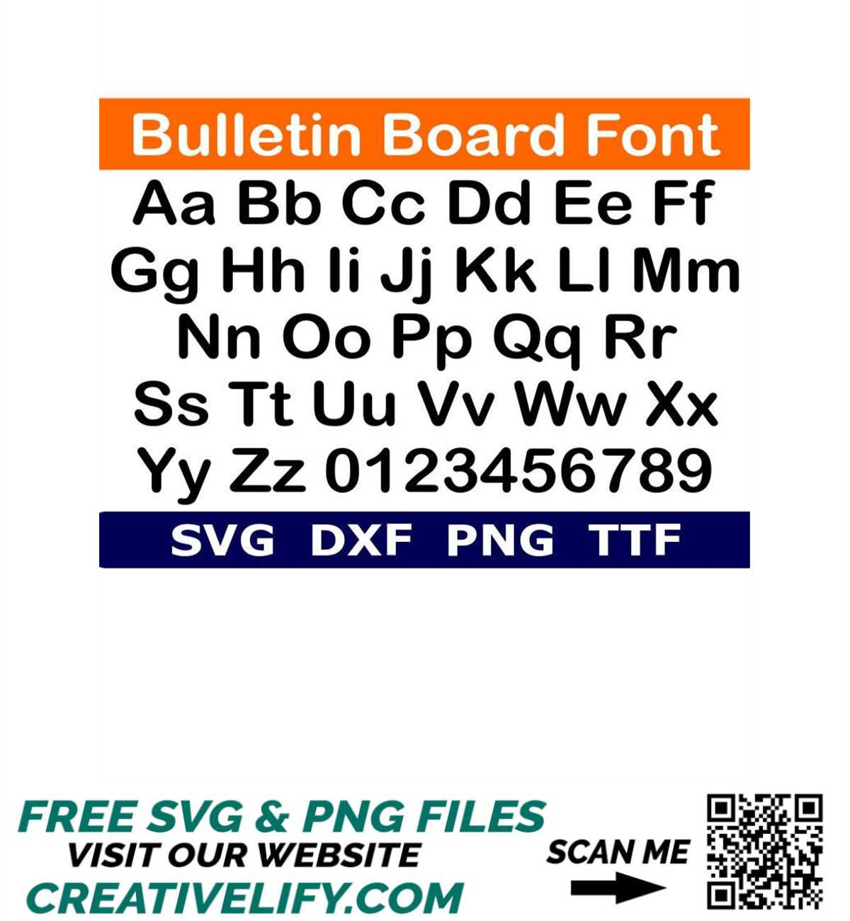 Bulletin Board Font SVG TTF, Bulletin Board Letters, School | Inspire ...