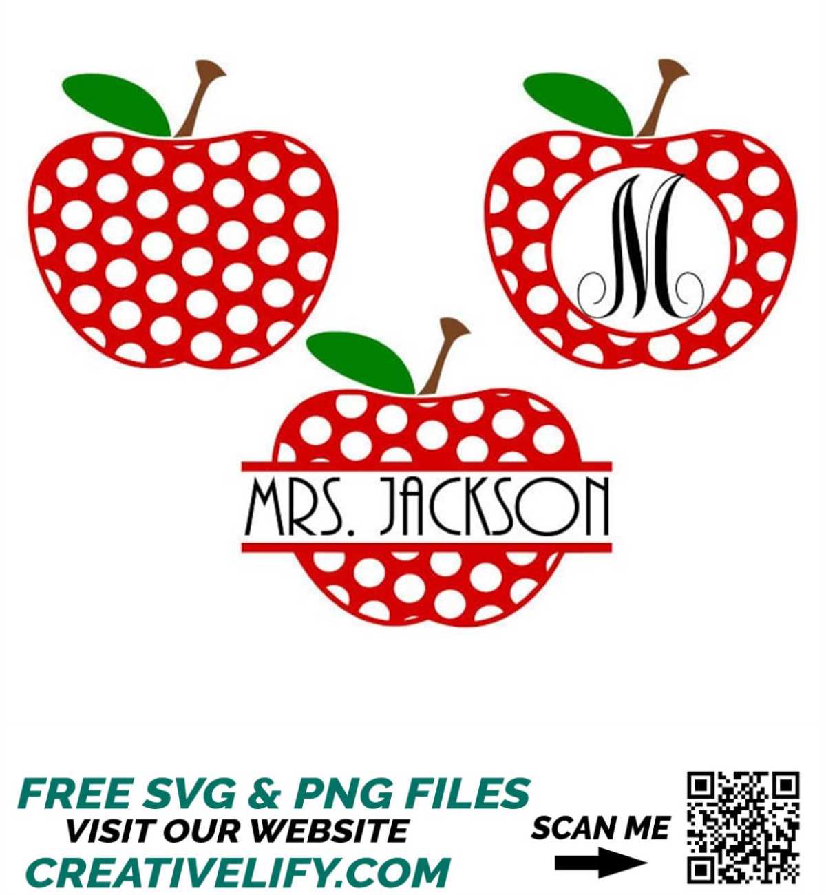 Apple SVG, Apple Monogram Frame SVG, Apple Name Frame SVG, D - Inspire ...