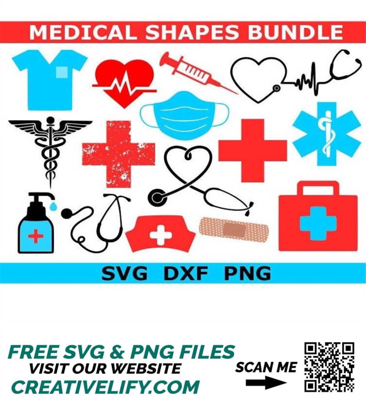 Medical SVG Bundle, Hospital SVG, Medical PNG, Digital Downl - Inspire ...