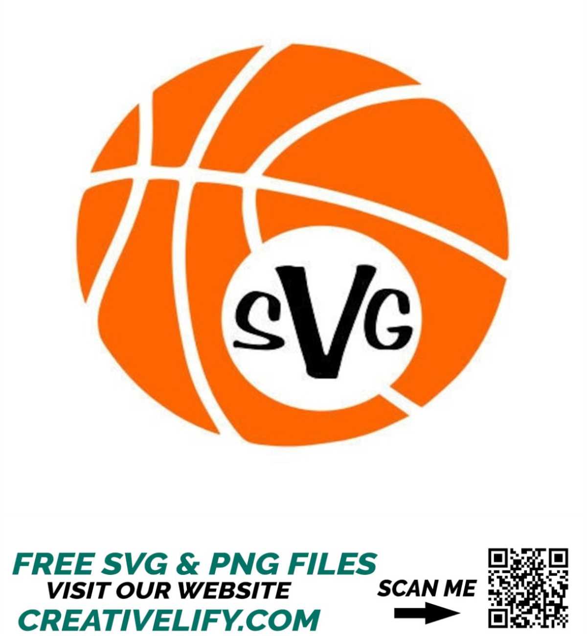 Basketball SVG, Basketball Monogram Frame SVG, Digital Downl - Inspire ...
