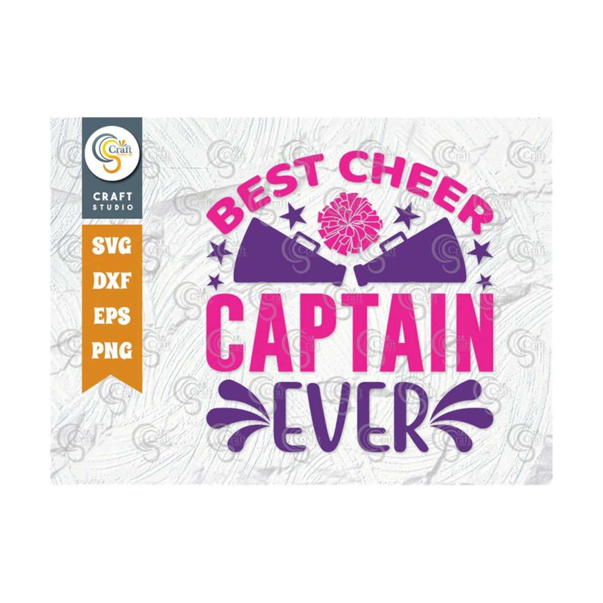Best Cheer Captain Ever SVG Cut File, Cheerleading Svg, Chee - Inspire ...