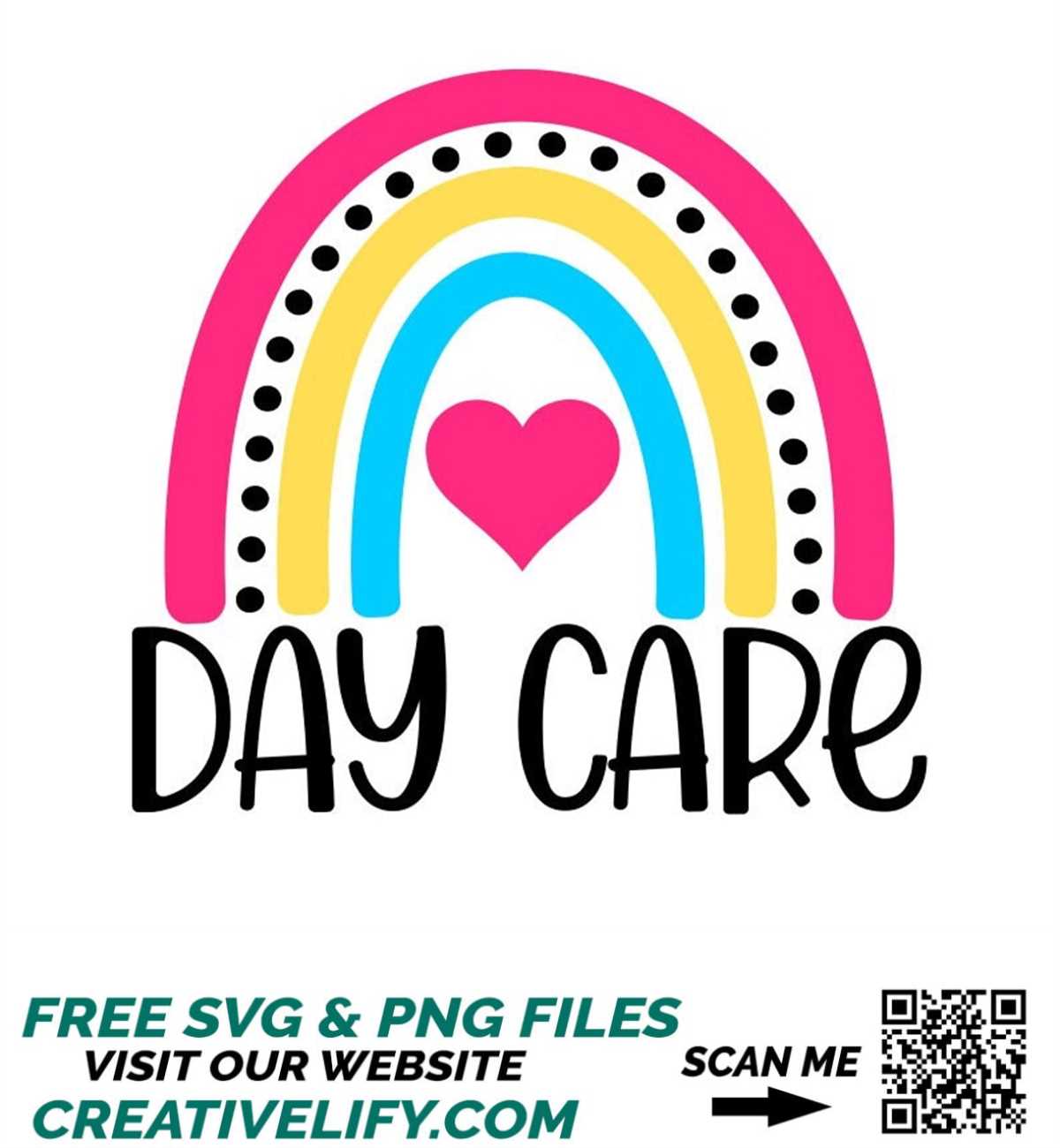 Day Care Rainbow SVG, Preschool SVG, Pre-K Rainbow SVG, Digi | Inspire ...