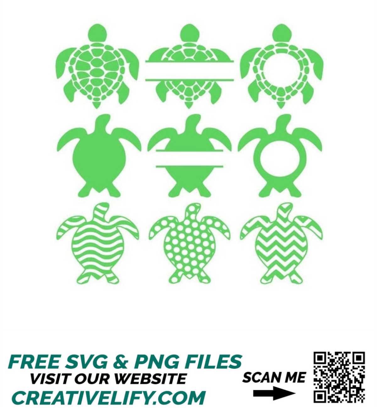 Turtle SVG Bundle, Sea Turtle SVG, Swimming Turtle SVG, Digi | Inspire ...