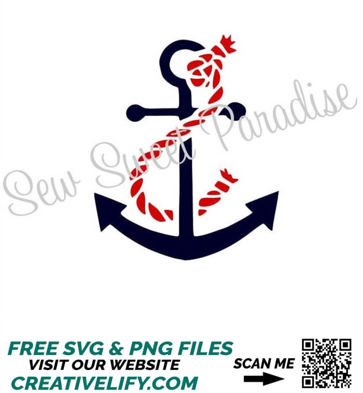 Anchor SVG, Anchor Rope SVG, Nautical SVG, Digital Download, - Inspire ...