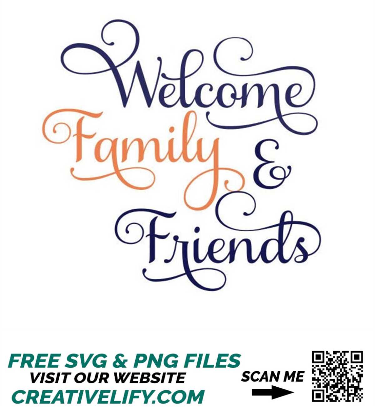 Welcome Sign SVG, Welcome Family & Friends SVG, Welcome SVG, | Inspire ...