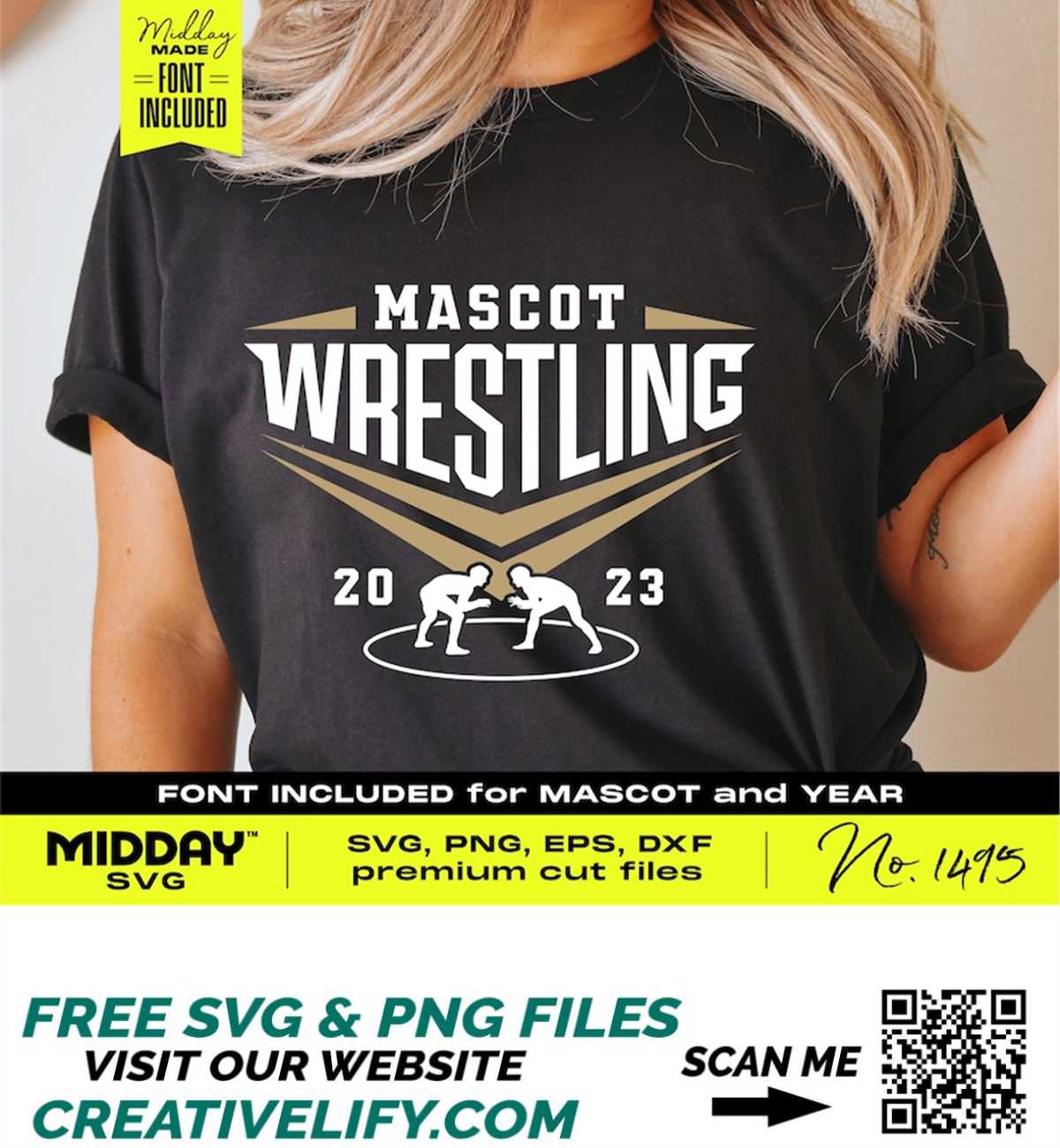 Wrestling Team Template, Svg Png Dxf Eps Ai, Team Shirts, Wr - Inspire ...