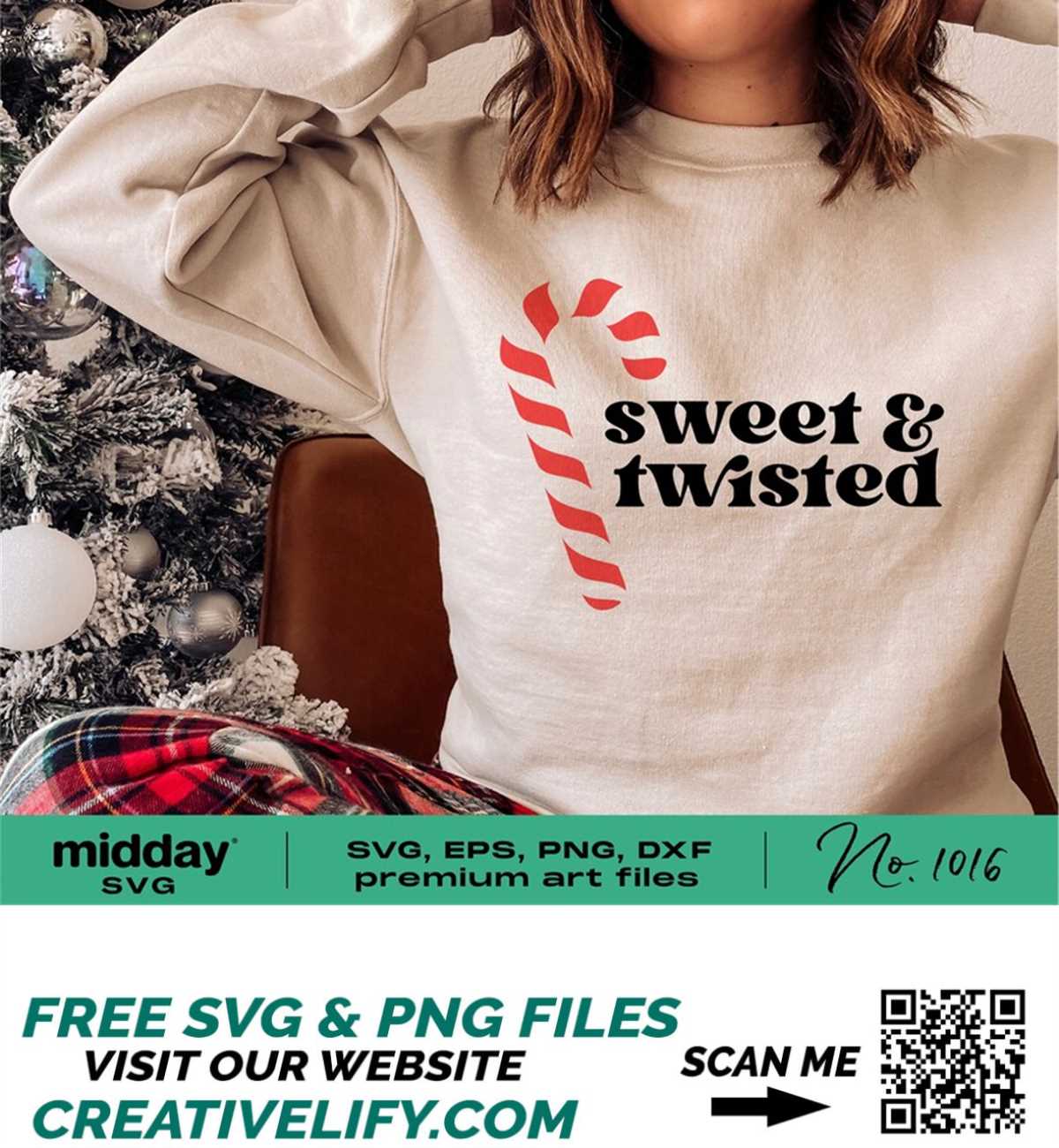 Candy Cane Svg, Sweet and Twisted, Svg Png Dxf Eps, Funny Ch | Inspire ...