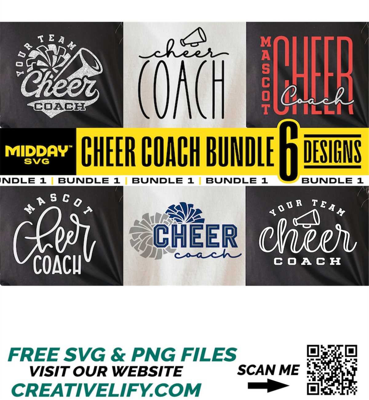 Cheer Coach Svg Bundle, Cheer Coach Bundle Png, Cheer Team S | Inspire ...