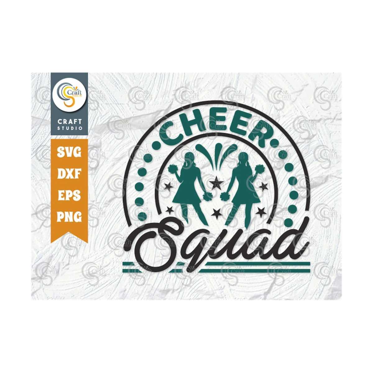 Cheer Squad SVG Cut File, Cheerleading Svg, Cheer Svg, Cheer | Inspire ...