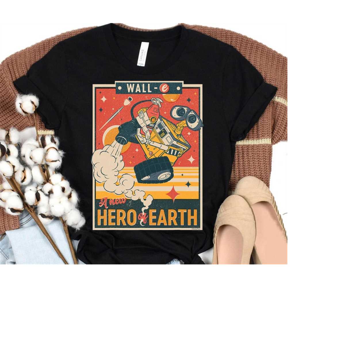 Disney and Pixars Wall-E A New Hero of Earth T-Shirt, Disney | Inspire ...