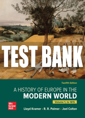 Test Bank For A History of Europe in the Modern World, Volum - Inspire ...