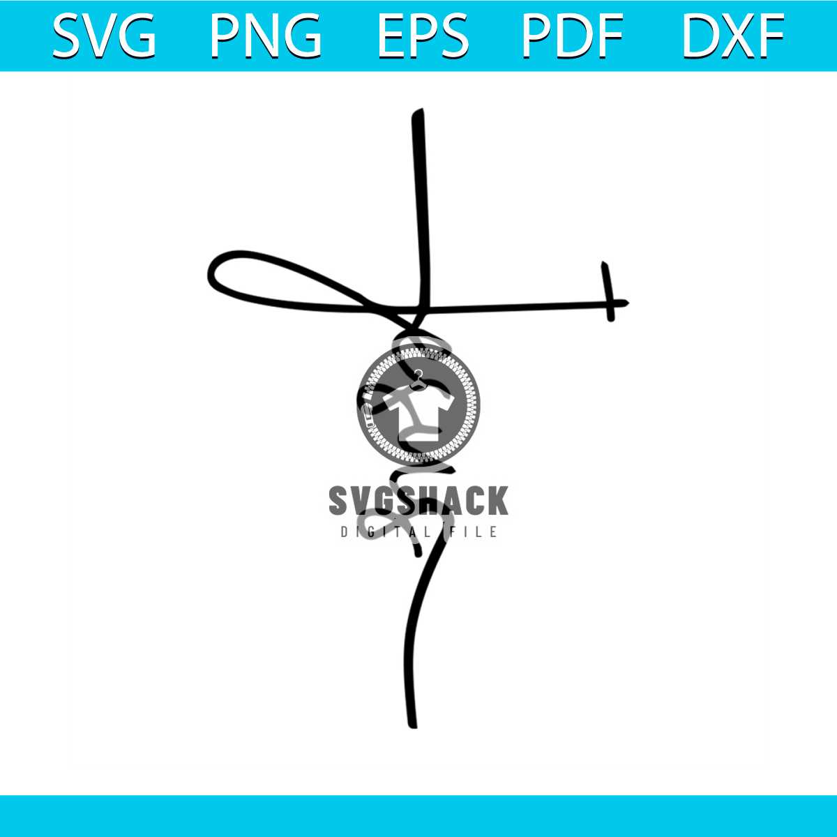 Jesus Word Cross Svg, Belief Svg, Jesus Svg, Cross Svg - Inspire Uplift