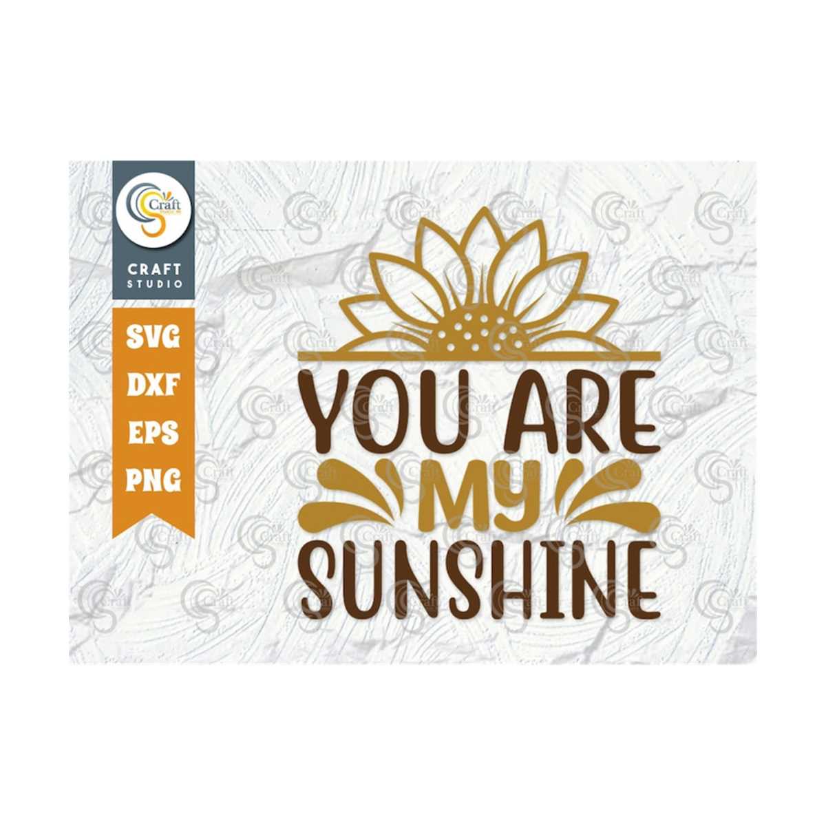 You Are My Sunshine SVG Cut File, Flower svg, Floral Svg, Su | Inspire ...