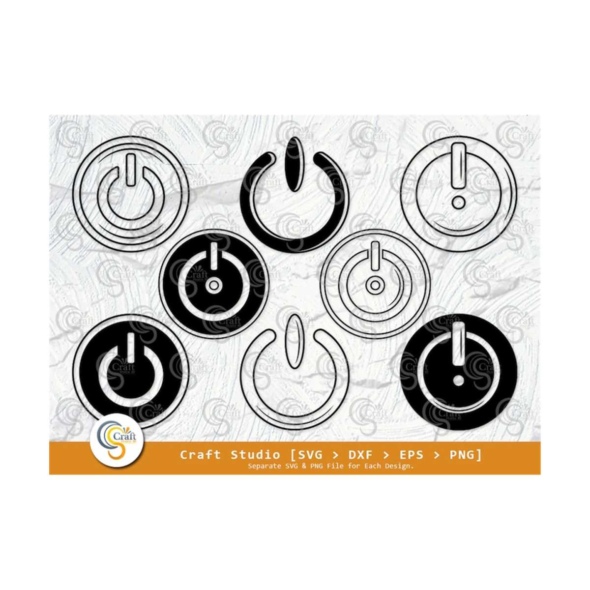 Power Button SVG, Power Silhouette, On-Off Button Svg, Power | Inspire ...