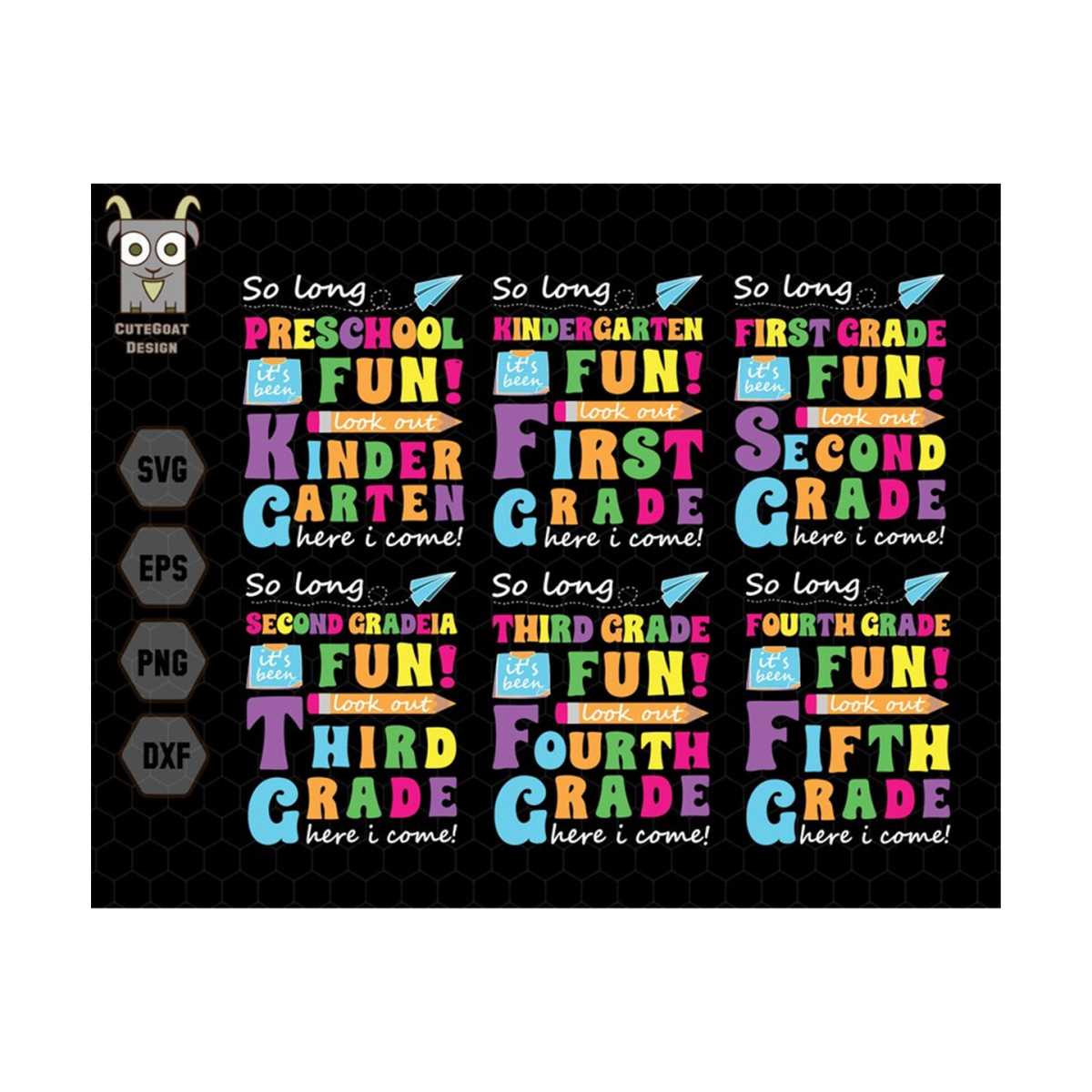 So Long Svg Bundle, Graduation 2023 Svg Bundle, Last Day of - Inspire ...