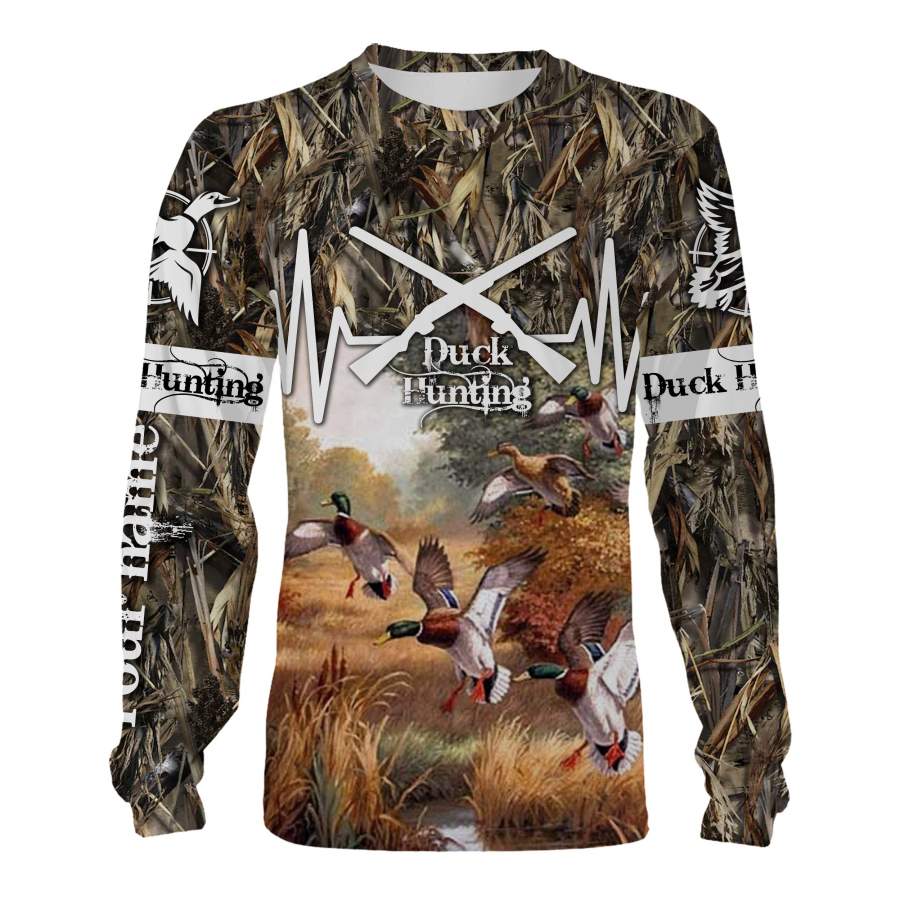 Duck hunting waterfowl camouflage Customize Name 3D All Over | Inspire ...