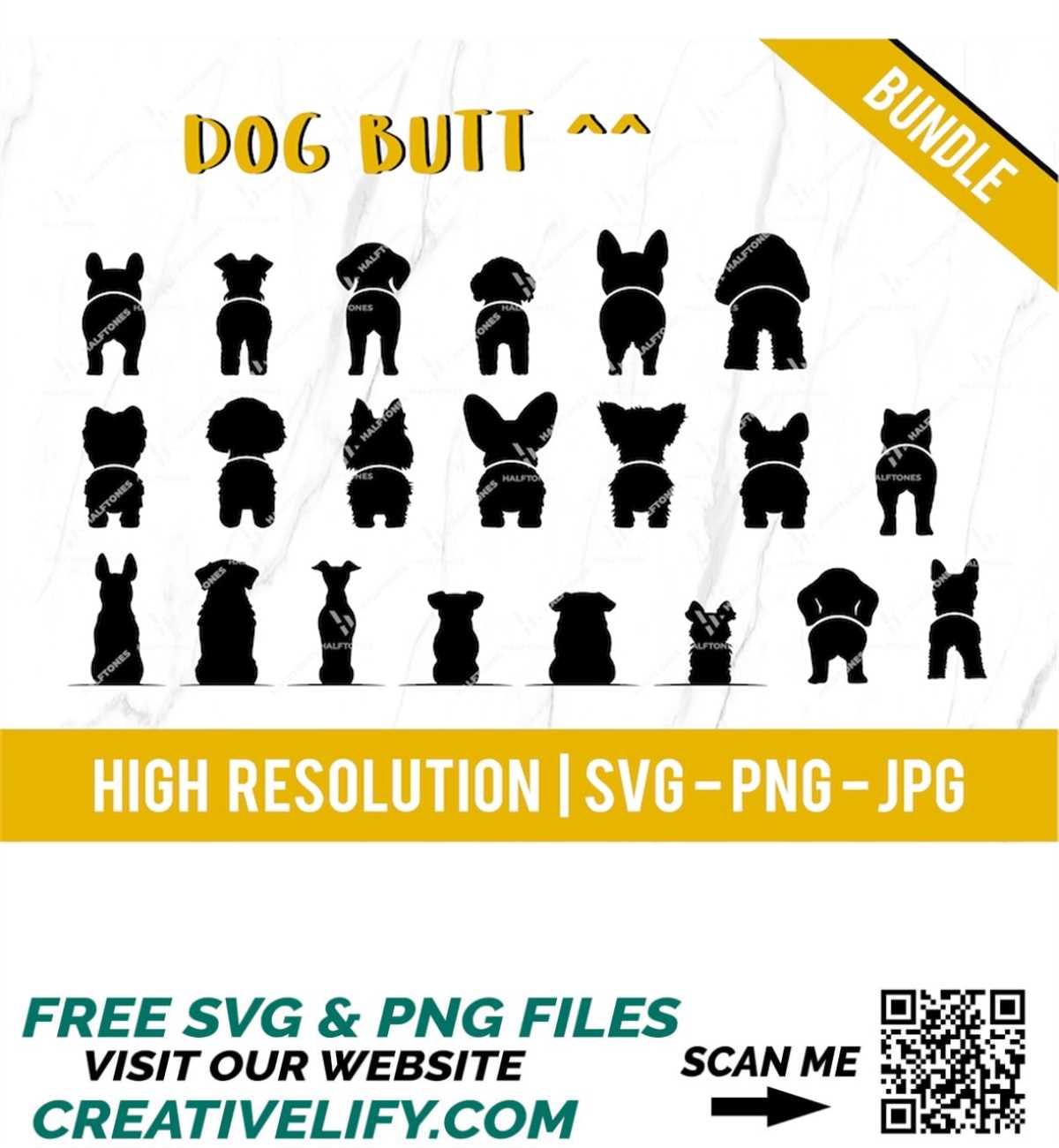 Dog butt svg bundle, dog meme svg, puppy butt, puppy lover s - Inspire ...