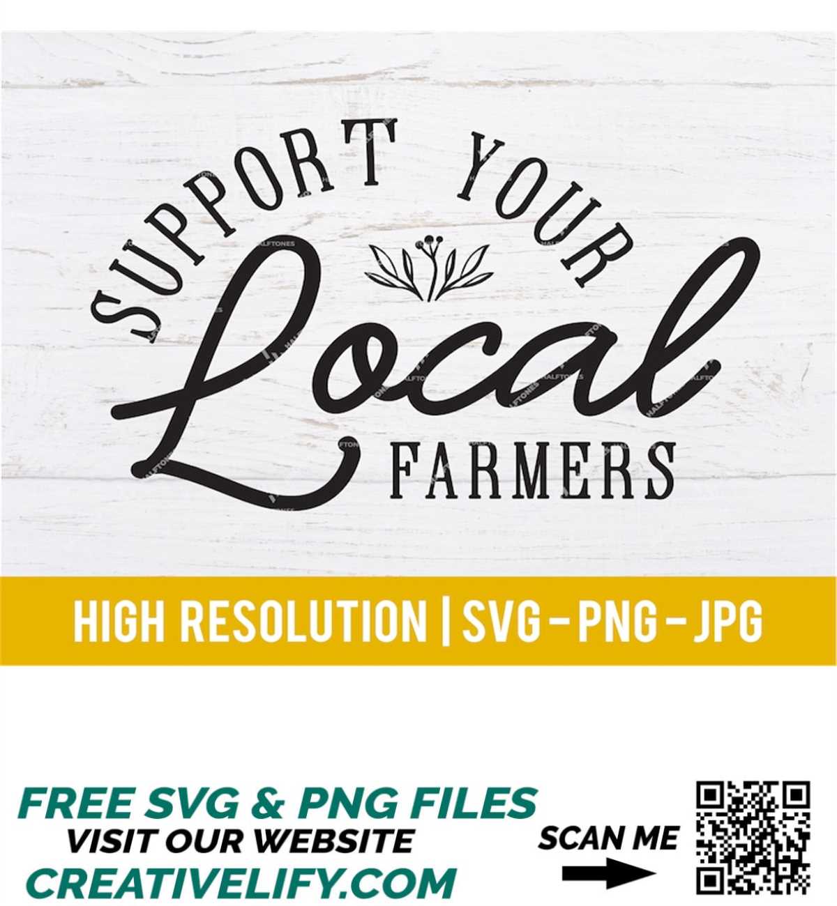 Support Your Local Farmers svg, Farm svg, Livestock svg, Far - Inspire ...
