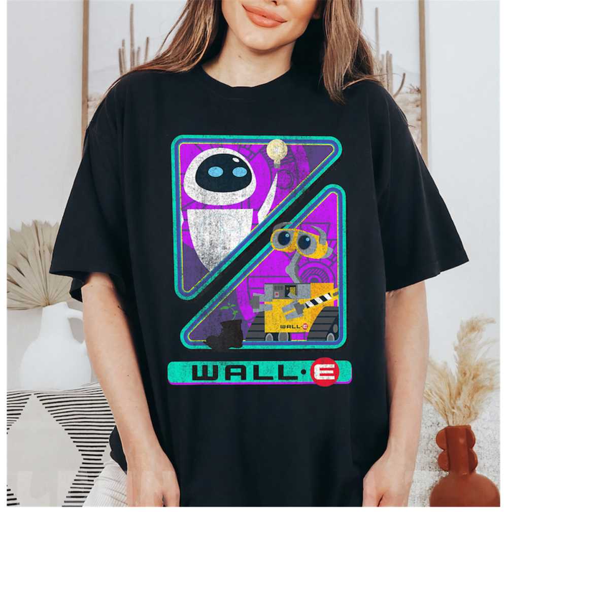 Disney Wall E And Eve Planting Tree Triangles Flying Friends - Inspire ...