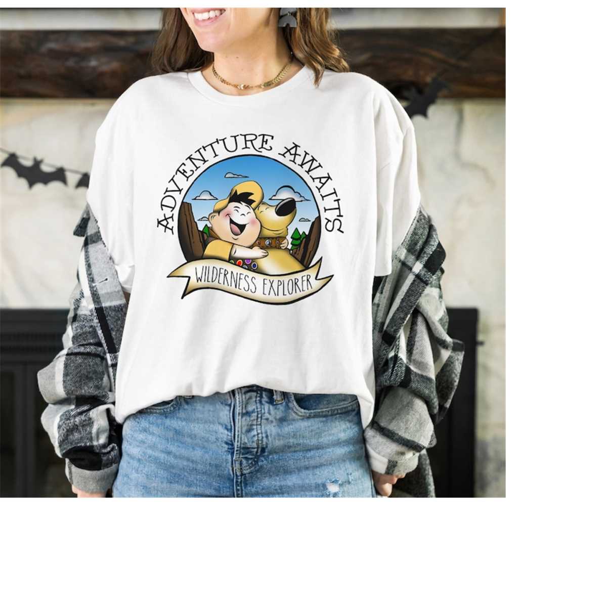 Disney Up Russell Dug Vintage Hug Graphic Shirt, Disneyland - Inspire ...