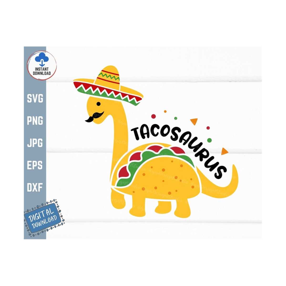 Tacosaurus Svg, Funny Taco Dinosaur Svg, Taco Saurus Dinosau | Inspire ...