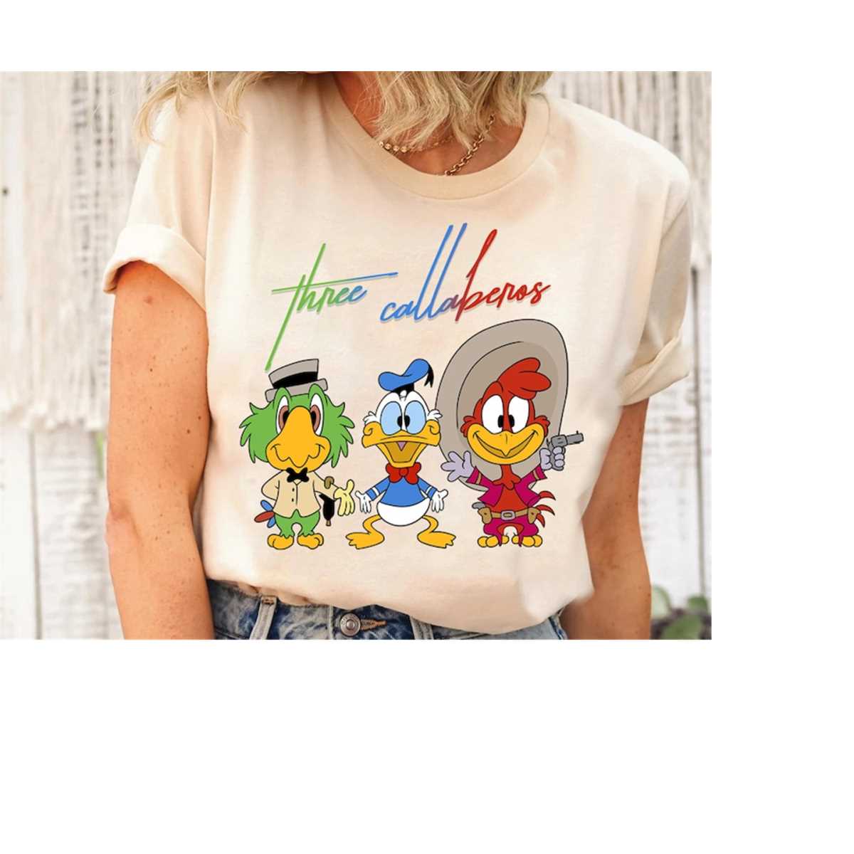 Retro Disney The Three Caballeros Chibi Donald Duck Jose Car | Inspire ...