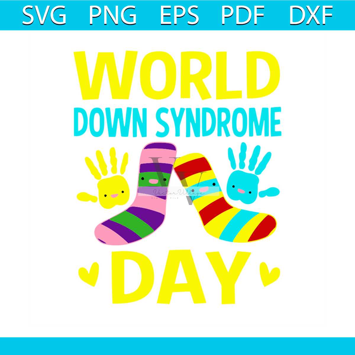 World Down Syndrome Day Kids Socks Svg, Down Syndrome Svg | Inspire Uplift