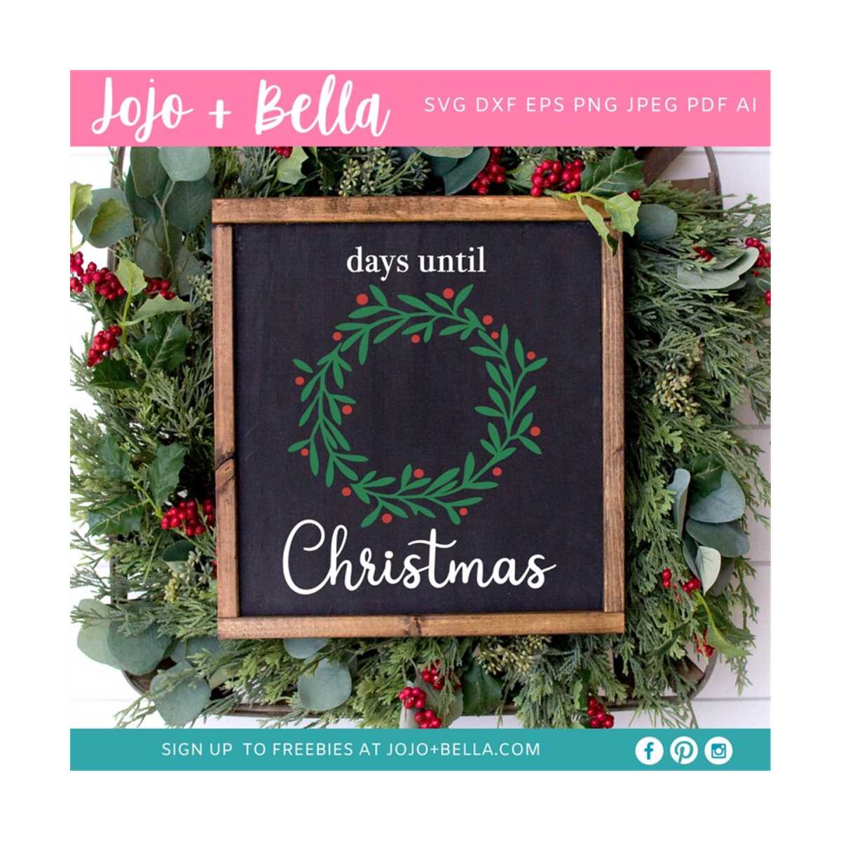 Christmas Svg Christmas Countdown Svg Christmas Calendar S Inspire